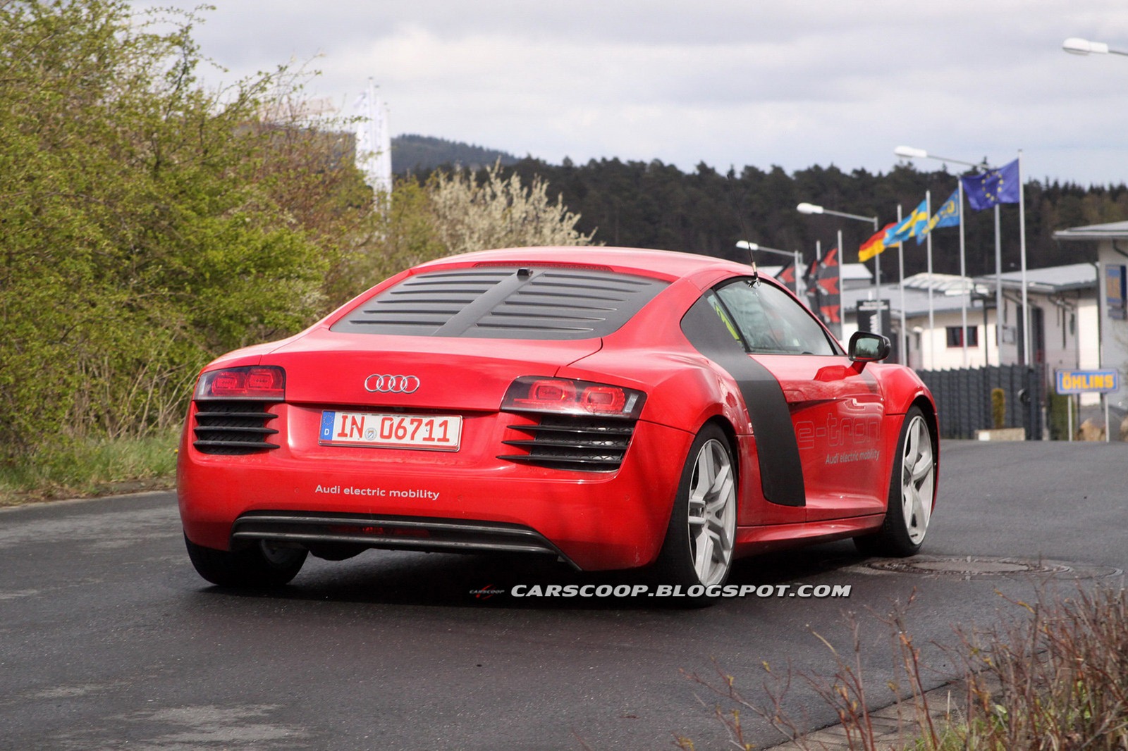 Audi Newz: Audi R8 e-tron: Derniers essais sur le Ring